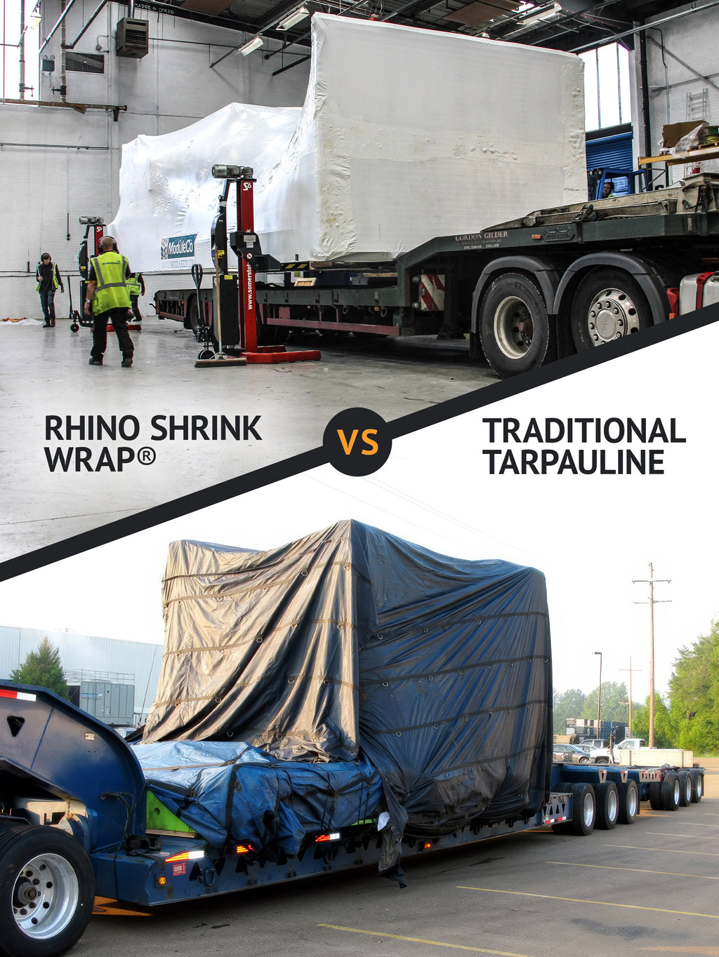 Shrink Wrap Modular Building Covers | Rhino Shrink Wrap®