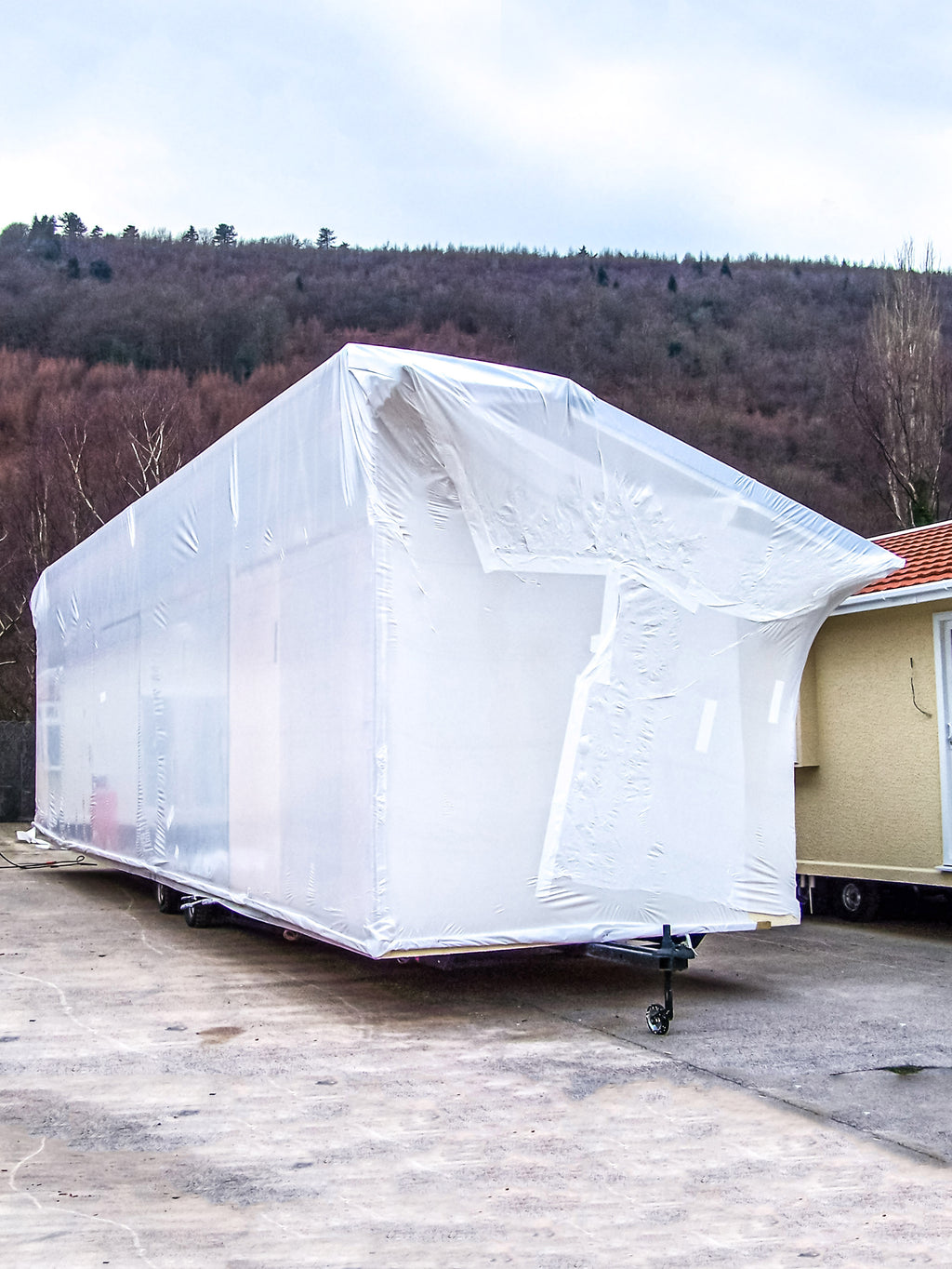 Shrink Wrap Modular Building Covers | Rhino Shrink Wrap®